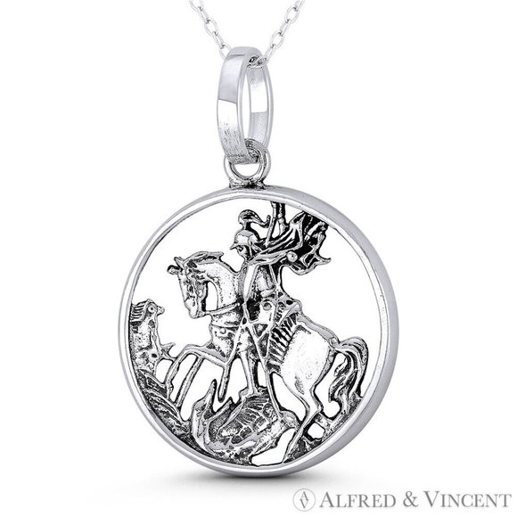 Alfred & Vincent | Jewelry | Medieval Knight Longspear Cavalry Charm ...